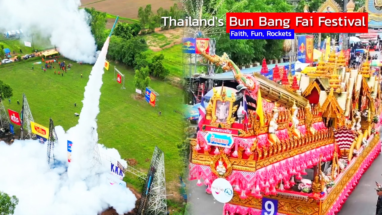 Bun Bang Fai festival - Isaan Rocket Festival - Thai Impact | Thailand ...